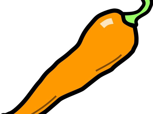 Download Chili Clipart Orange Chili - Orange Chilli Pepper Clipart ...