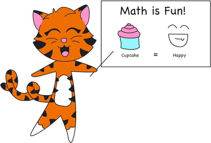 Tiiger Clipart Tiger Foot - Math Tiger - Png Download - Full Size ...