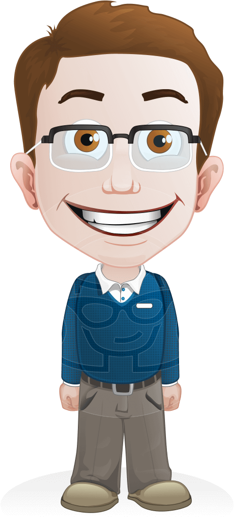 Smart Vector Cartoon - Smart Boy Cartoon Png Clipart - Full Size ...
