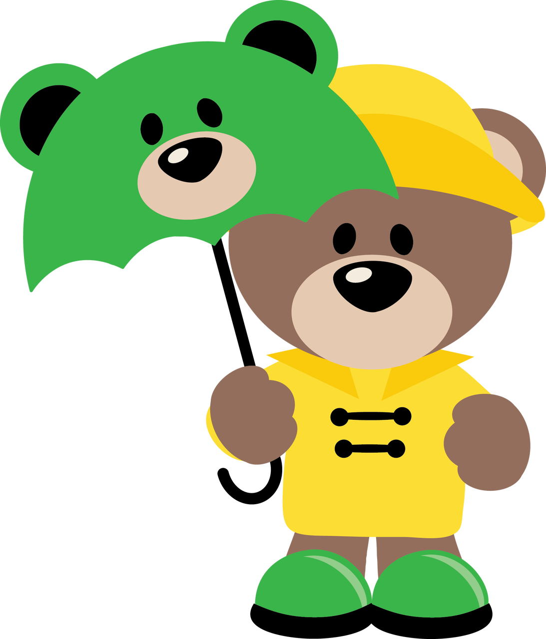 Rainy Day Bear, $0 - Clip Art Images Of Rainy Day - Png Download - Full ...