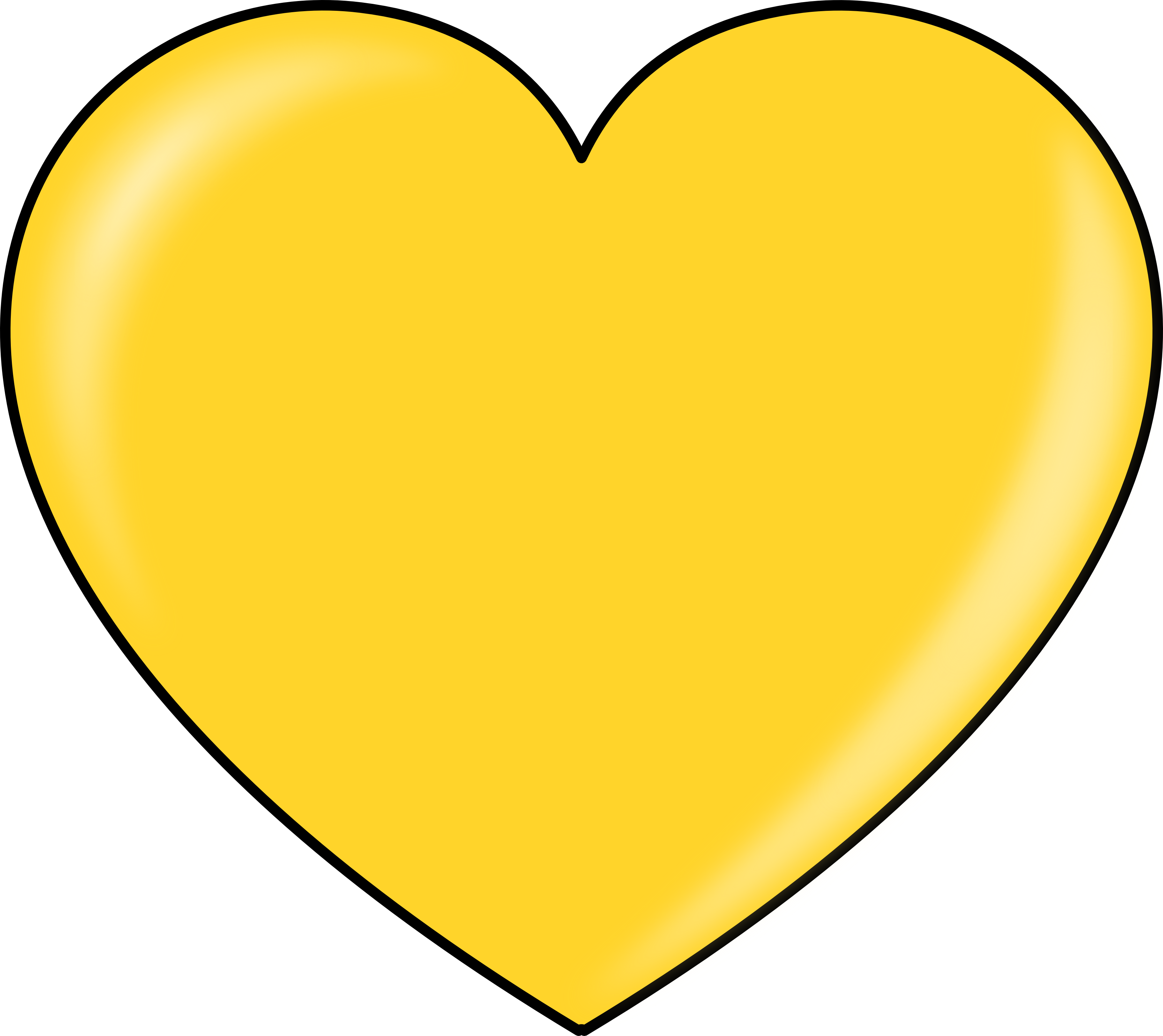 Golden Hearts Cliparts - Imagenes De Corazones Amarillos - Png Download ...
