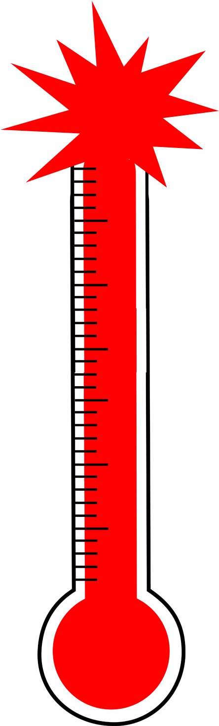 Beat The Heat Tips For Cancer Patients - Exploding Thermometer Clip Art ...