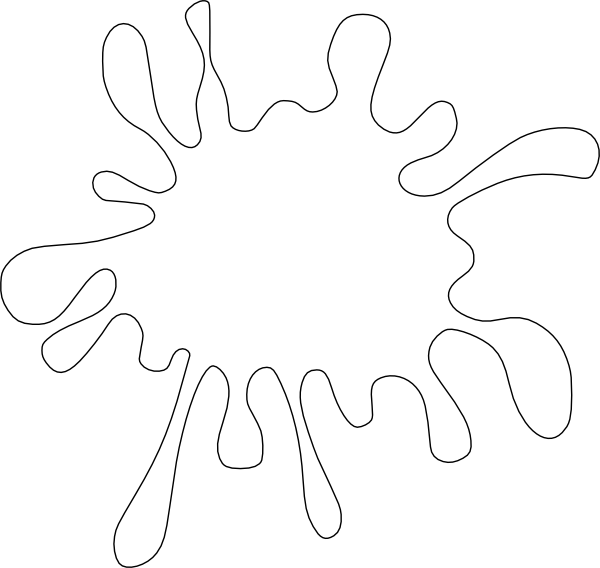 Splash Of White Paint Clipart - Full Size Clipart (#64495) - PinClipart