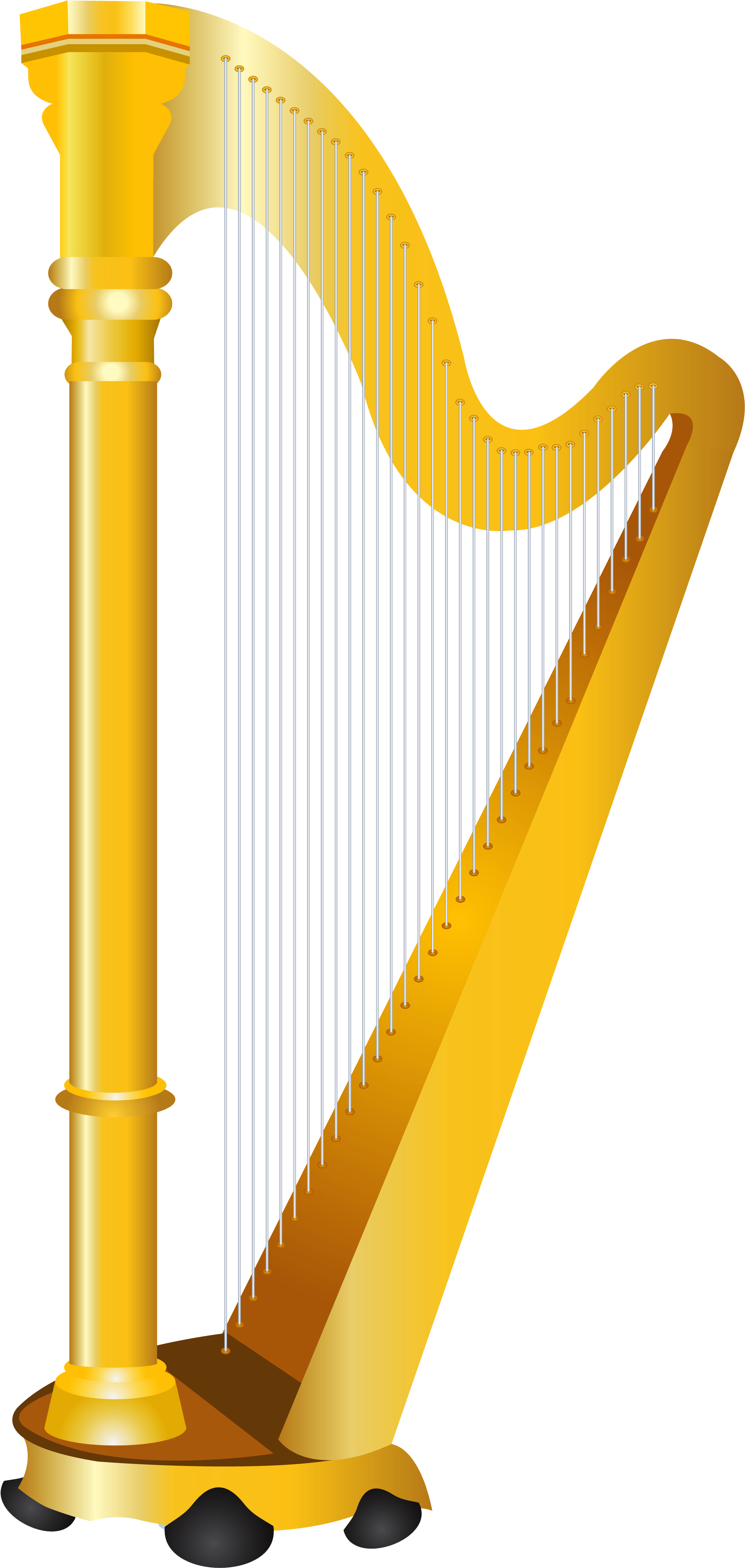Harp Cliparts - Harp Clip Art - Png Download - Full Size Clipart ...