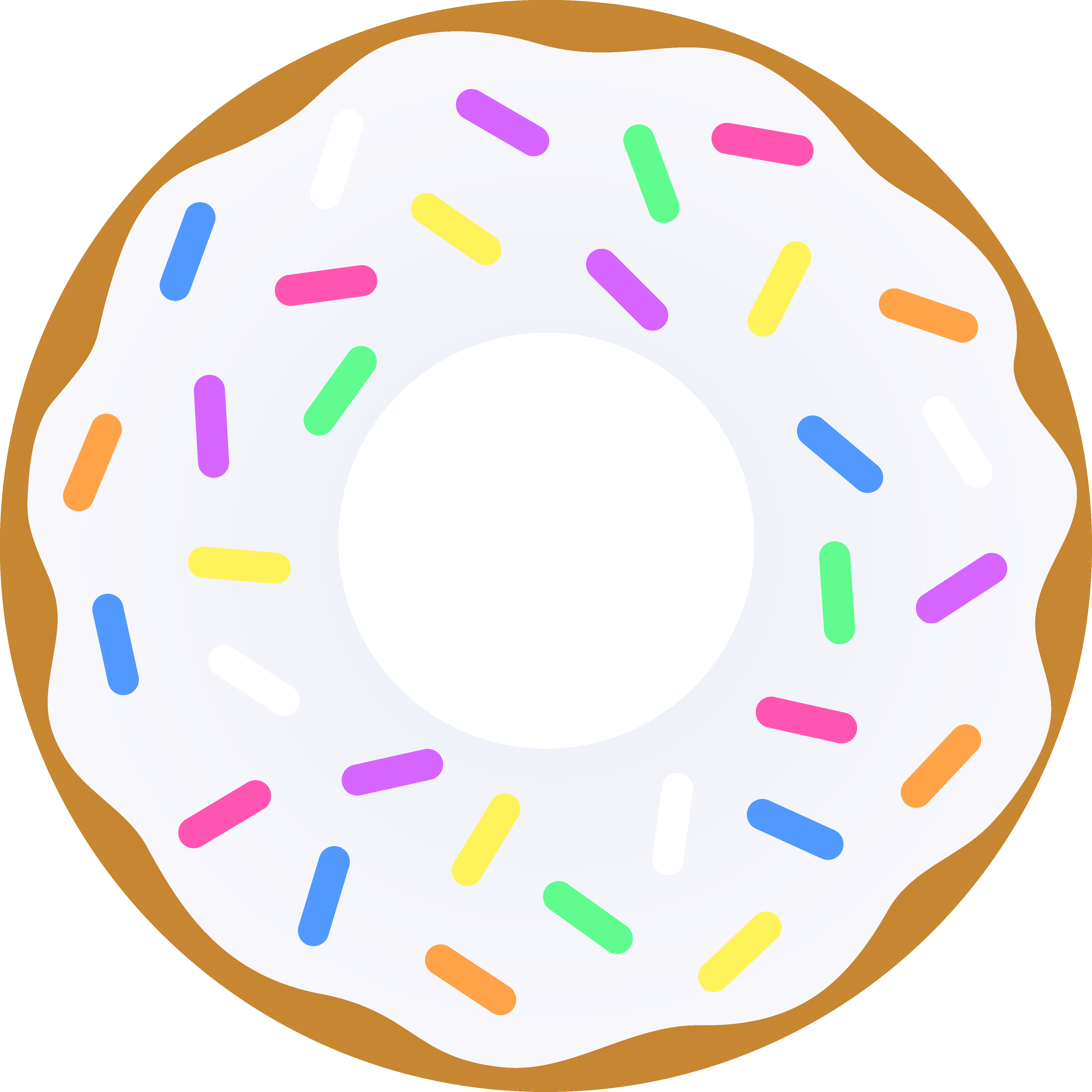Donut Clipart Png - Single Donut Clipart Transparent Png - Full Size ...
