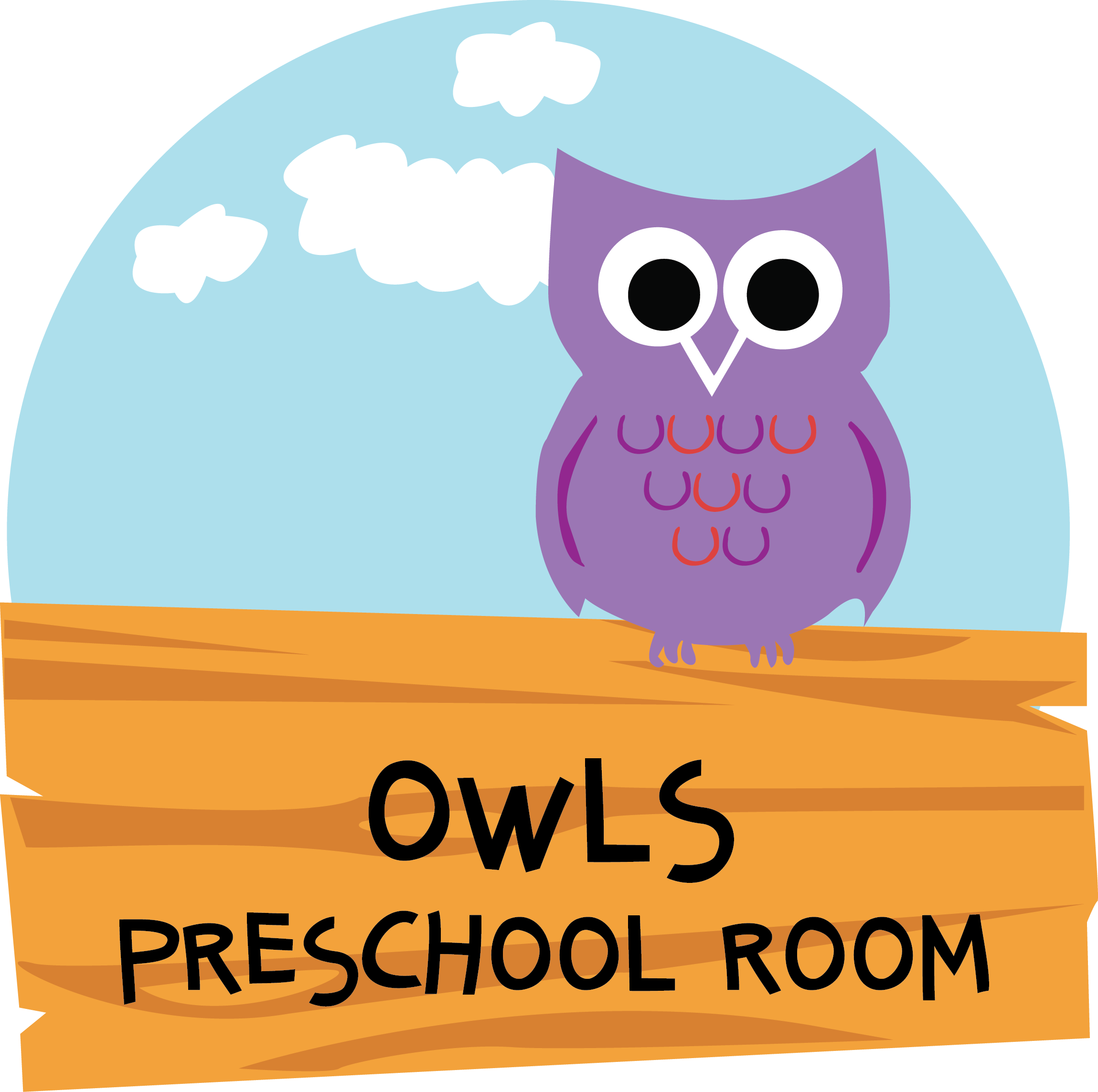 The Owl Room Is For Our Kids Pre-k Through Kindergarten Clipart - Full ...