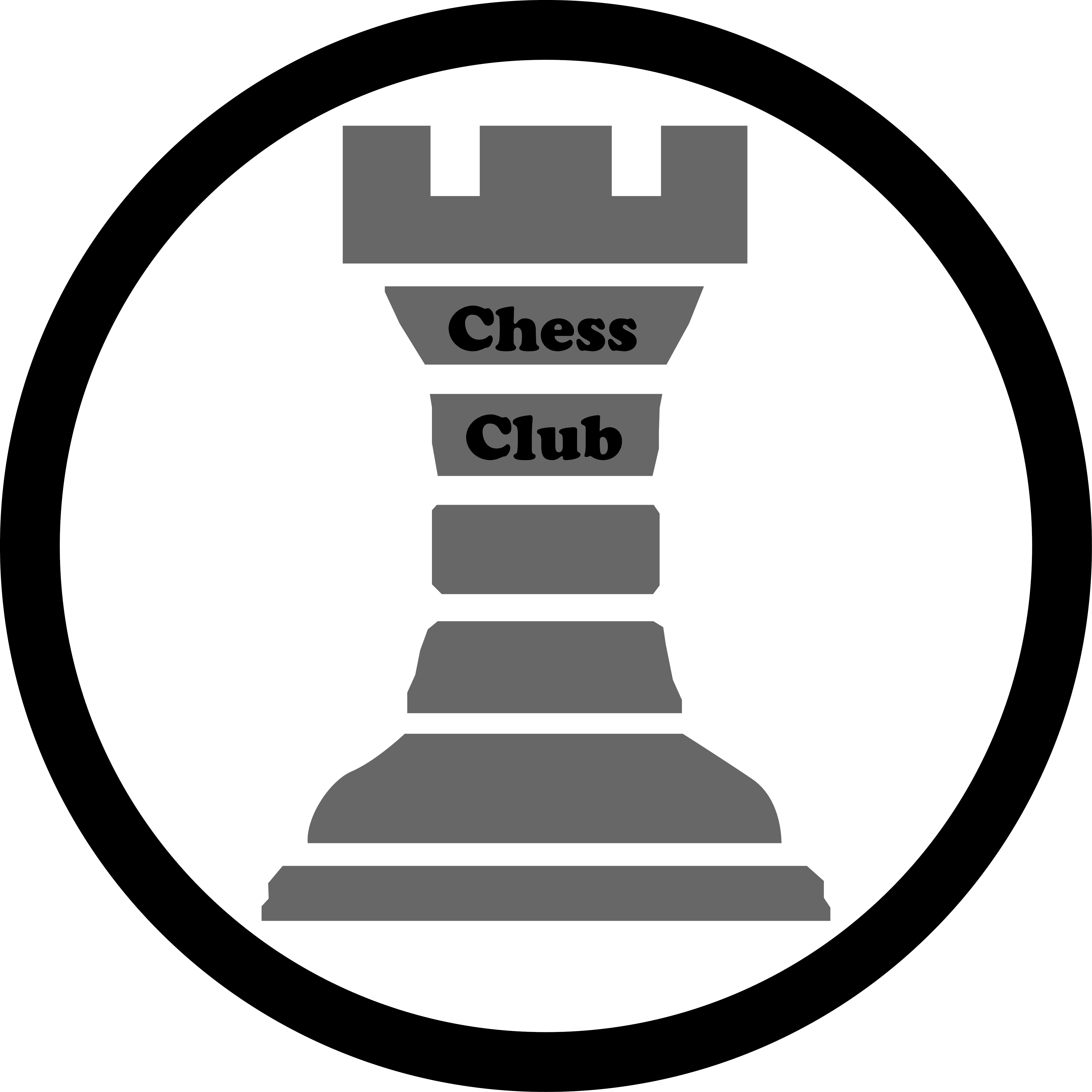 Chess Club - People Icon White Circle Clipart - Full Size Clipart ...