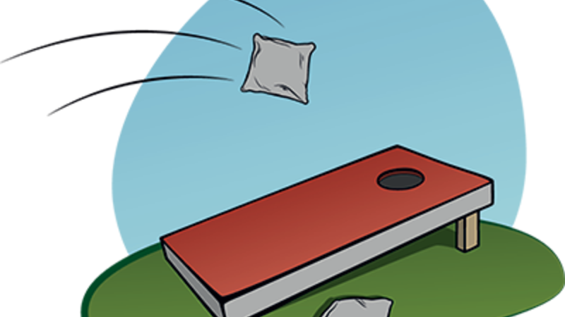 Cornhole Cartoon Clipart - Full Size Clipart (#603291) - PinClipart