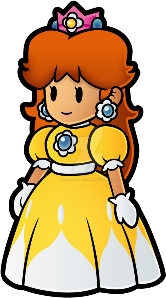 Super Mario Clipart Daisy - Super Paper Mario Daisy - Png Download ...
