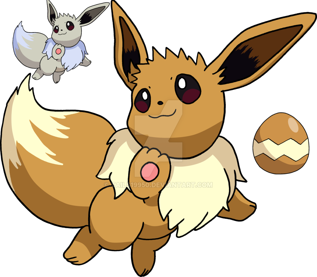 Eevee Is Evolving By Kitsuneneko Clipart - Eevee Tails - Png Download ...