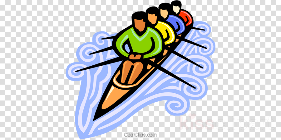 Download Team Row Boat Clipart Rowing Canoe Clip Art - Self Managing ...