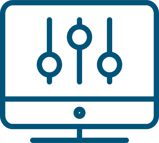 Icon Screen Lined - Control Icon Clipart - Full Size Clipart (#617542 ...