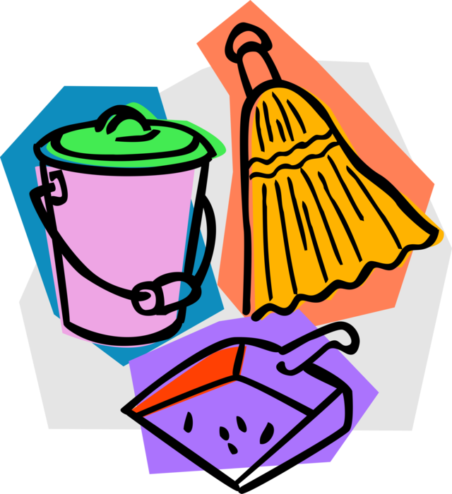 Download Dust Clipart Dust Pan Broom - Broom And Dust Pan Clip Art 3d ...