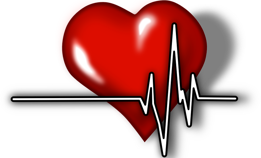 Heart Attacks And Defibrillators - Heart With Ecg Tracing Clipart ...