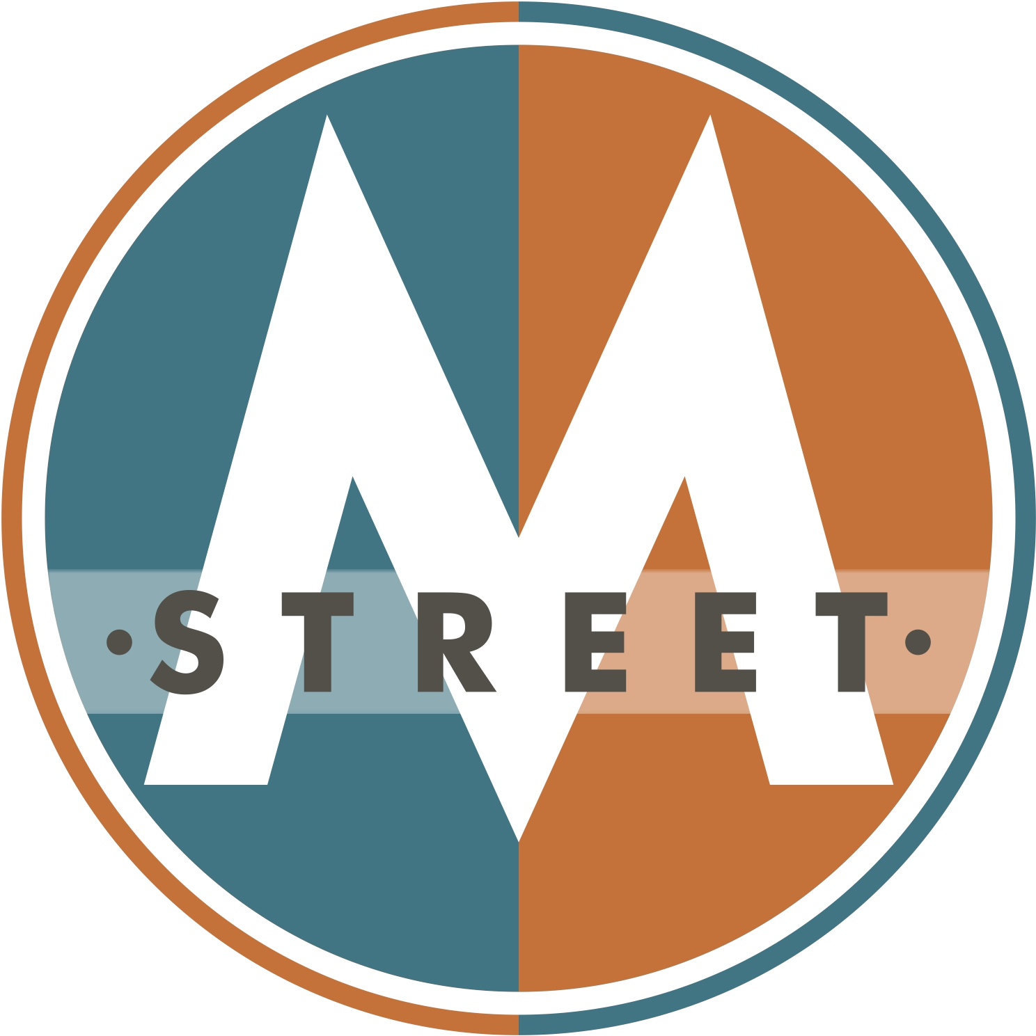 M Street - Circle Clipart - Full Size Clipart (#627223) - PinClipart