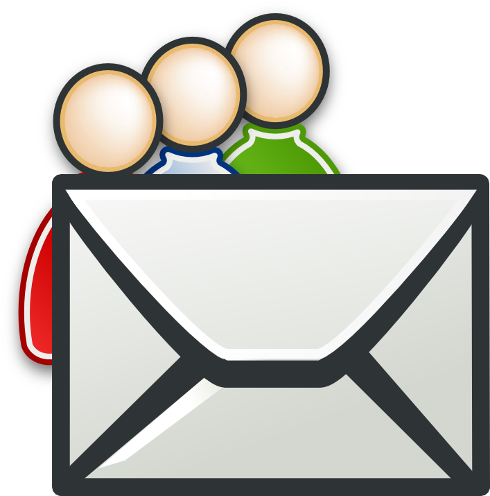 Email Group Icon Png Clipart - Full Size Clipart (#628594) - PinClipart