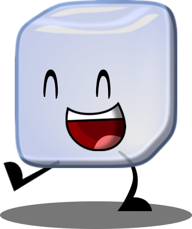 Ice Cube Clipart Cube Object - Cartoon Ice Cube Smiling - Png Download ...