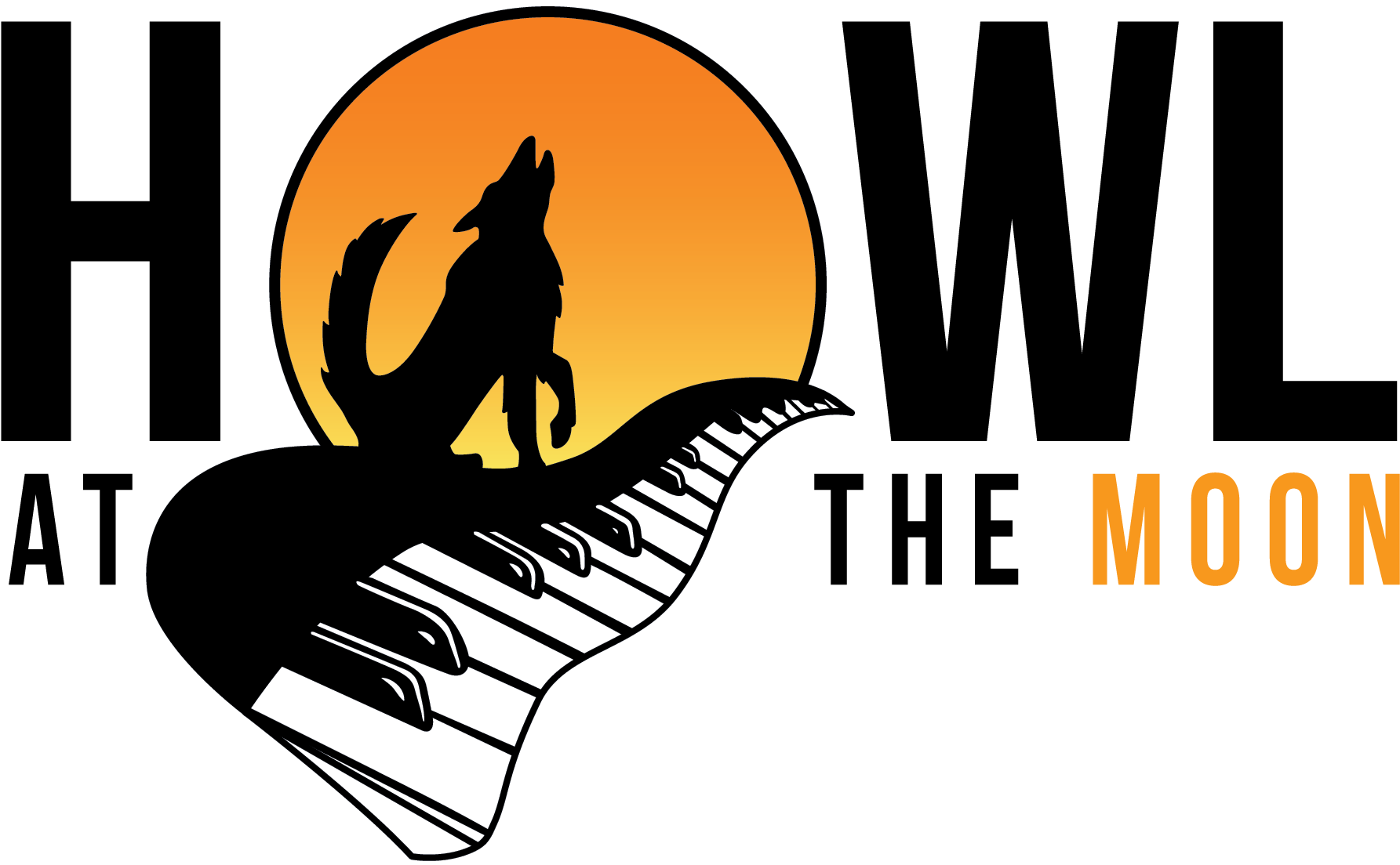 Howl At The Moon Logo - Howl At The Moon Flyer Clipart - Full Size ...