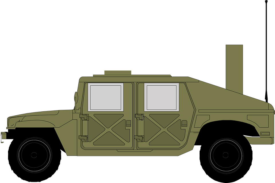 Jeep Clipart Army - Humvee Clipart - Png Download - Full Size Clipart ...