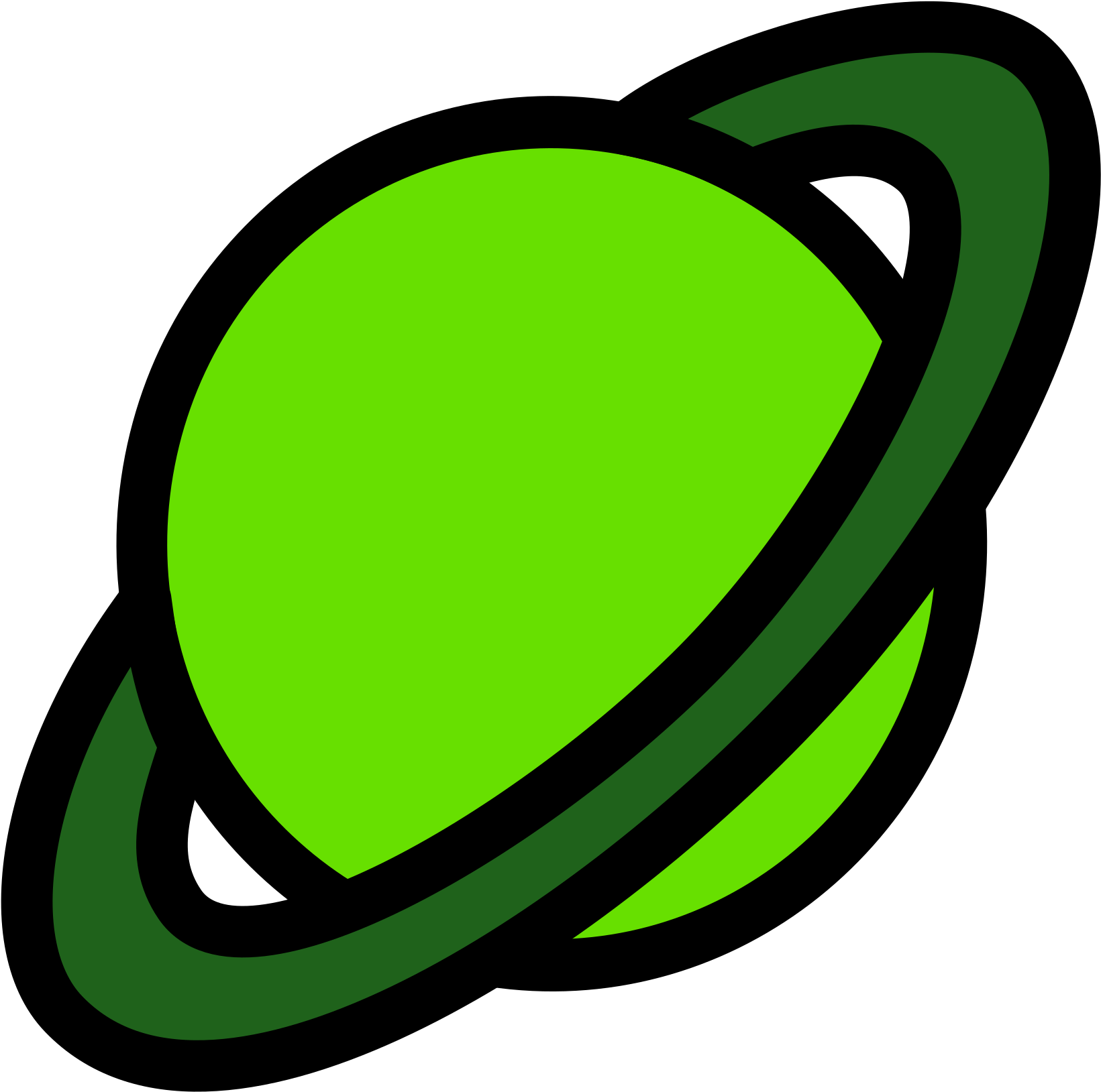 Download Banner Black And White Stock Planet With Rings Green - Planet ...