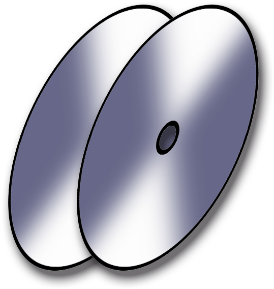 Download File Double Disc Icon Png Wikimedia Commons - Platinum Disc ...