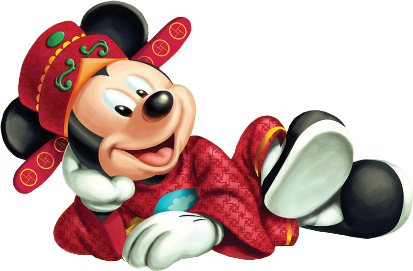Japanses Mickey Lay Mickey Mouse Clipart, Mickey Minnie - Mickey Mouse ...