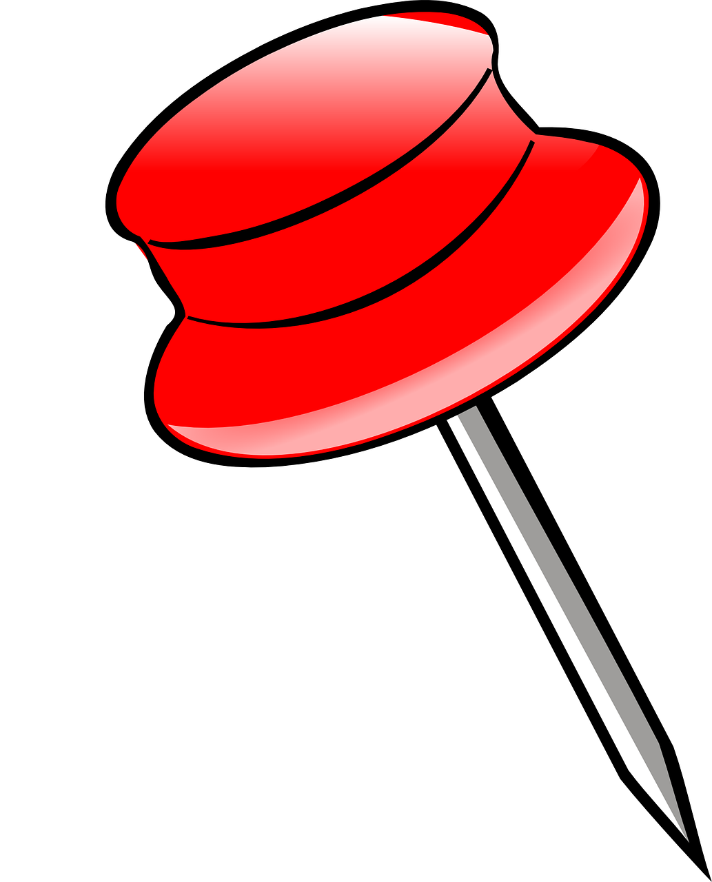 Push Pin Clipart - Pin Clipart - Png Download - Full Size Clipart ...