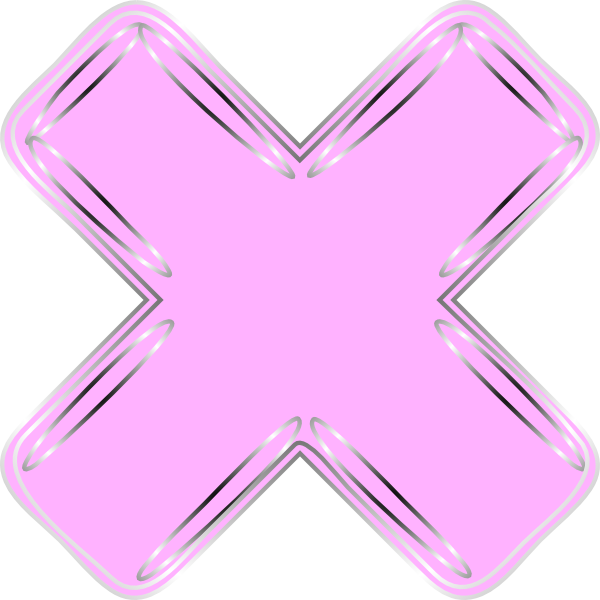 Pink Close Icon Clipart - Full Size Clipart (#643514) - PinClipart