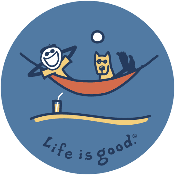 Life Is Good Clipart Hammock - Life Is Good. 4" Sticker - Grow - Png ...
