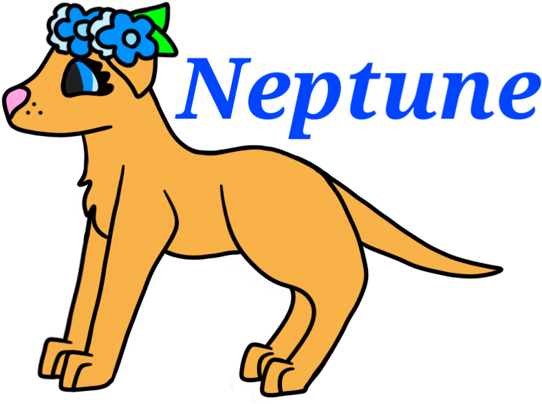 Neptune By Exploding Unicorns - Cartoon Clipart - Full Size Clipart ...