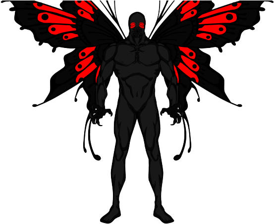 Mothman Clipart Transparent Man - Draw Mothman - Png Download - Full ...