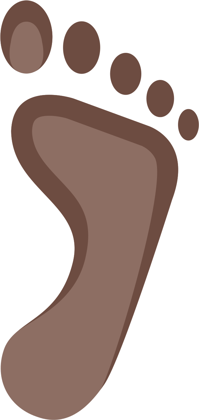 Footprint Clipart Pathway - Icon - Png Download - Full Size Clipart ...