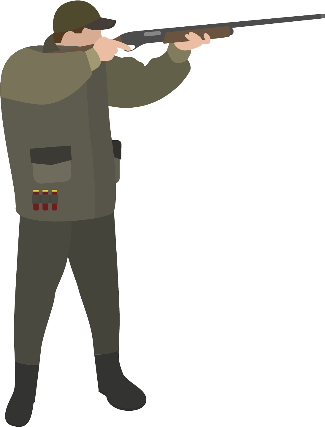 Download Hunter Vector Gun Cartoon - Cartoon Hunter Png Clipart ...