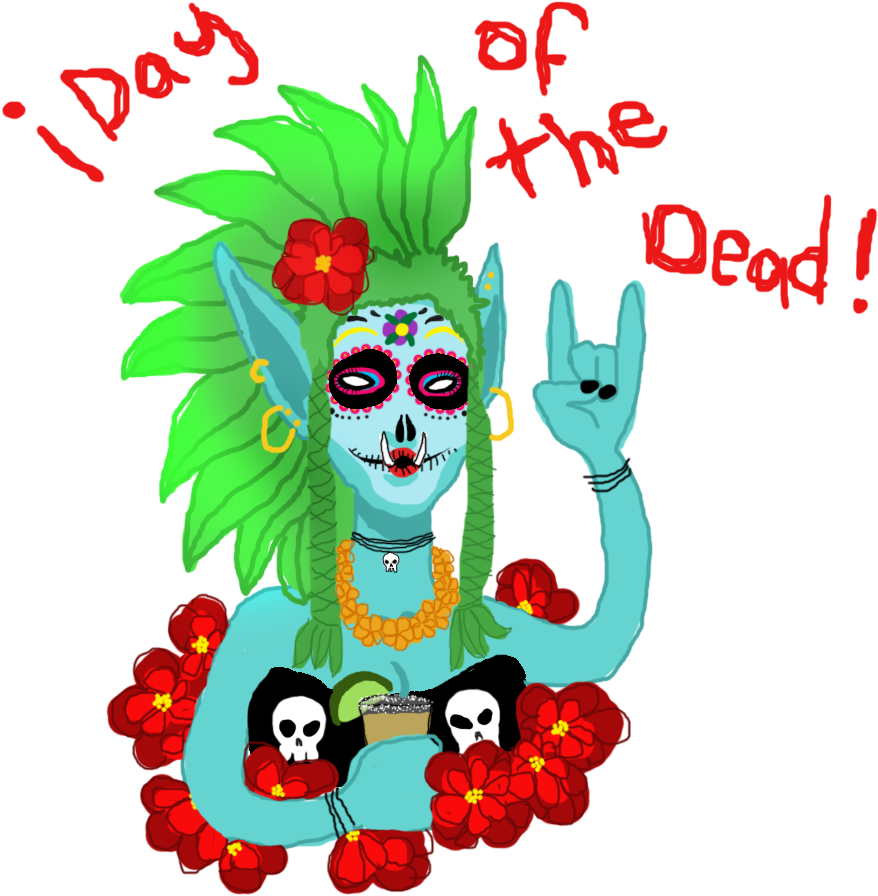 Day Of The Dead - Cartoon Clipart - Full Size Clipart (#650679 ...
