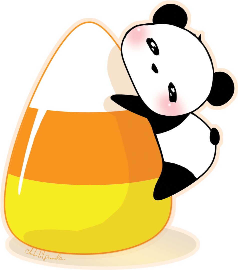 Drawing Candy Corn - Cartoon Kawaii Candy Corn Clipart - Full Size ...
