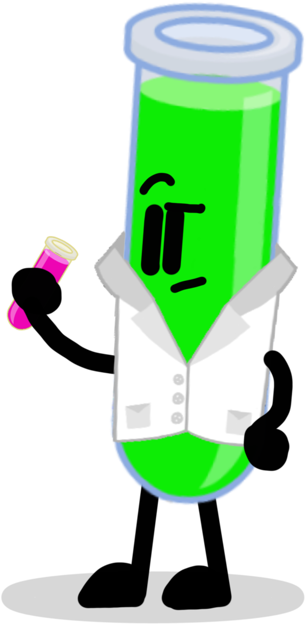 Test Clipart Science Test - Bfdi Test Tube - Png Download - Full Size ...