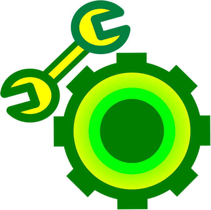 Setting Gear Clip Art At Clker - Happy Labor Day Black And White - Png ...