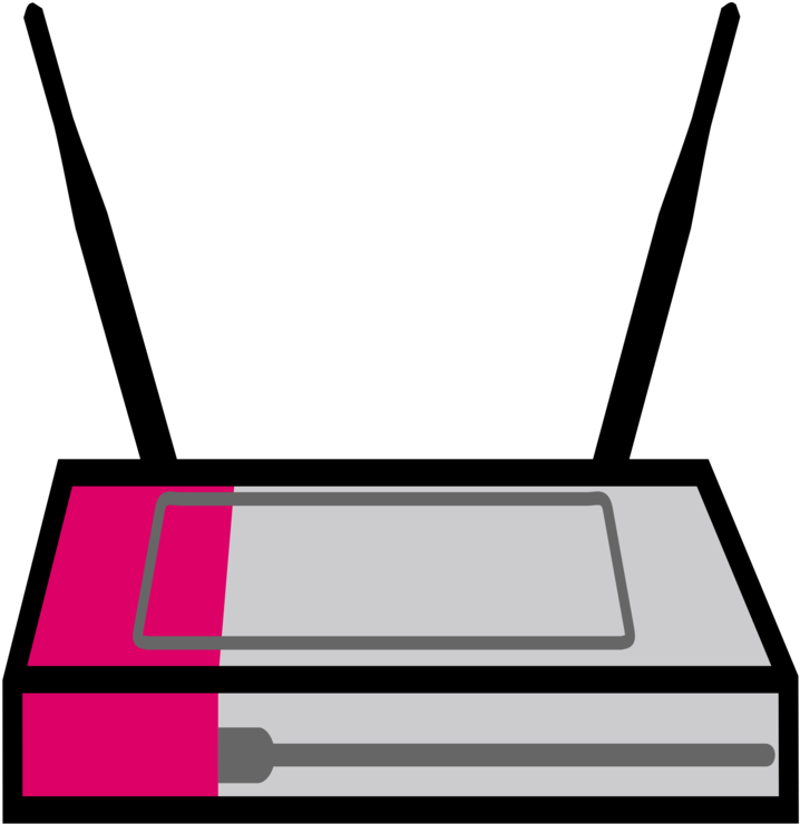 Wireless Router Computer Icons Computer Network Wi-fi - Router Clipart - Full Size Clipart ...