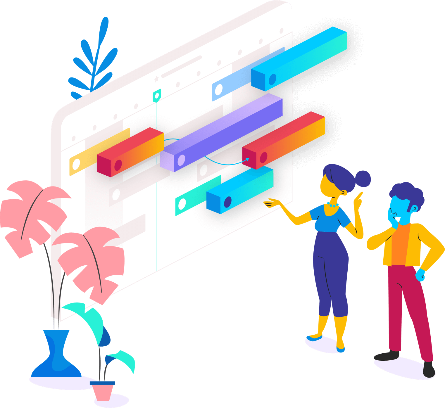 Asana Timeline Asana Timeline Asana Timeline Asana - Illustration ...