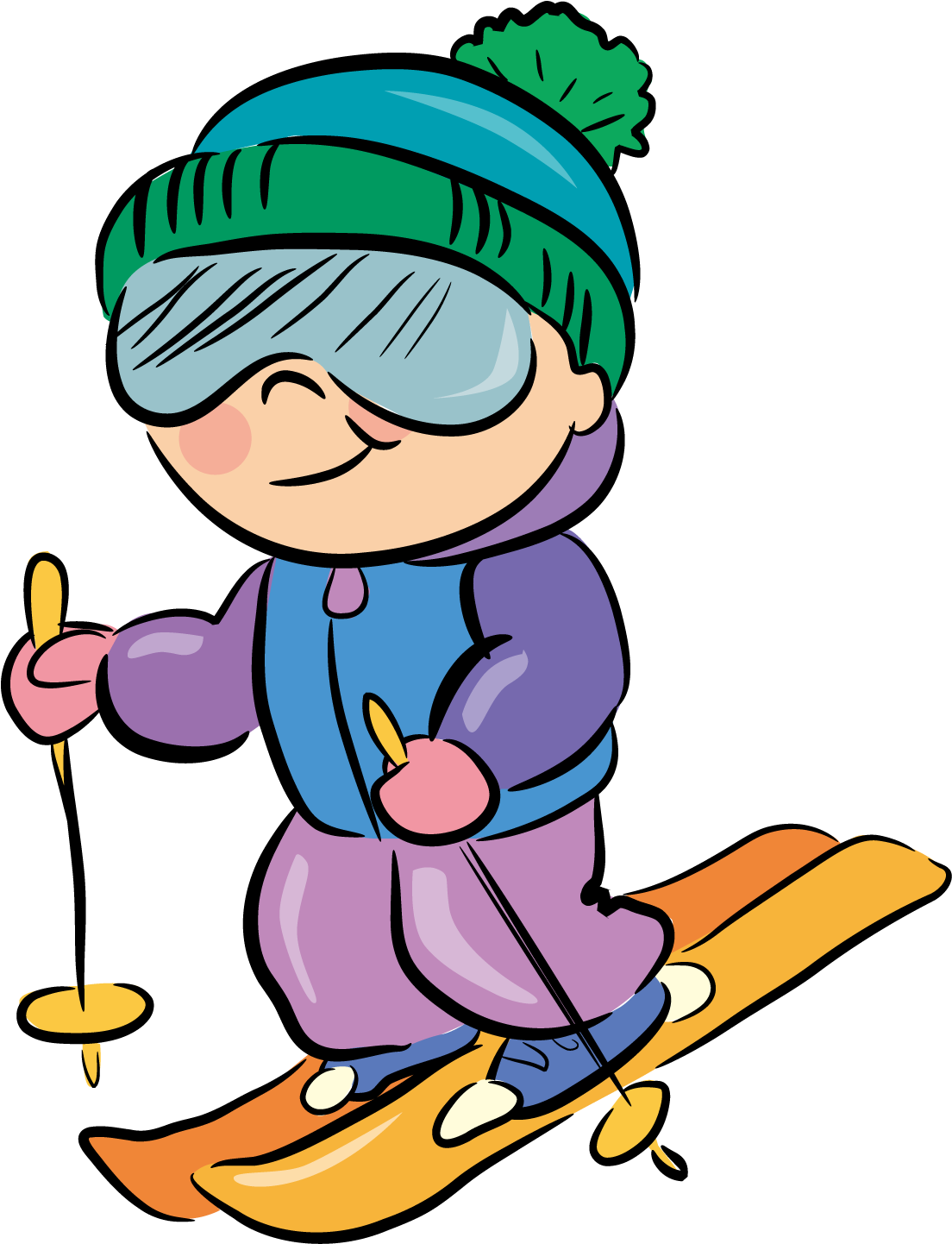 Download Skiing Cartoon - Детский Спорт Картинки Clipart (#677131 ...
