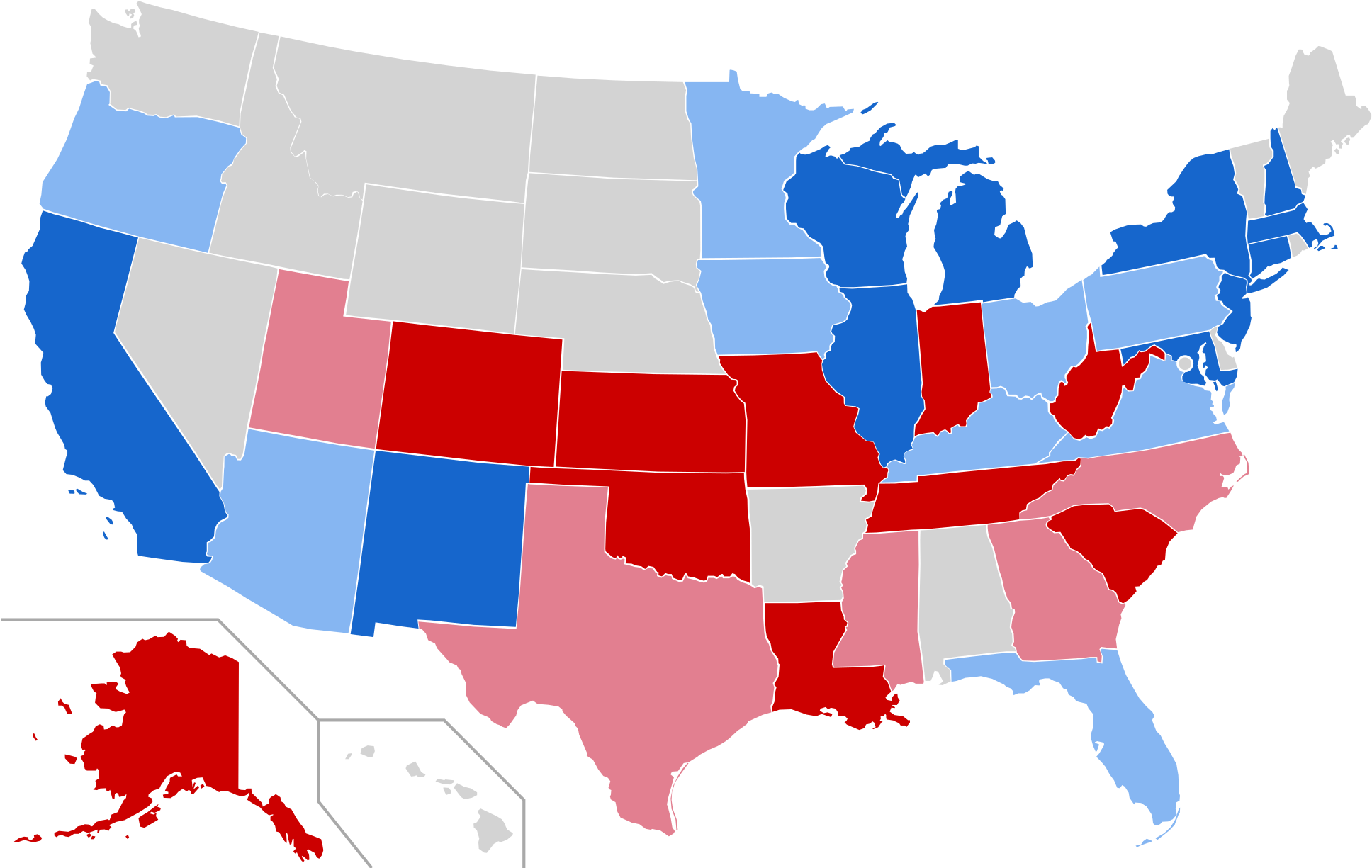 Clipart Transparent Download Trump Svg File - 2018 Election Results Map ...