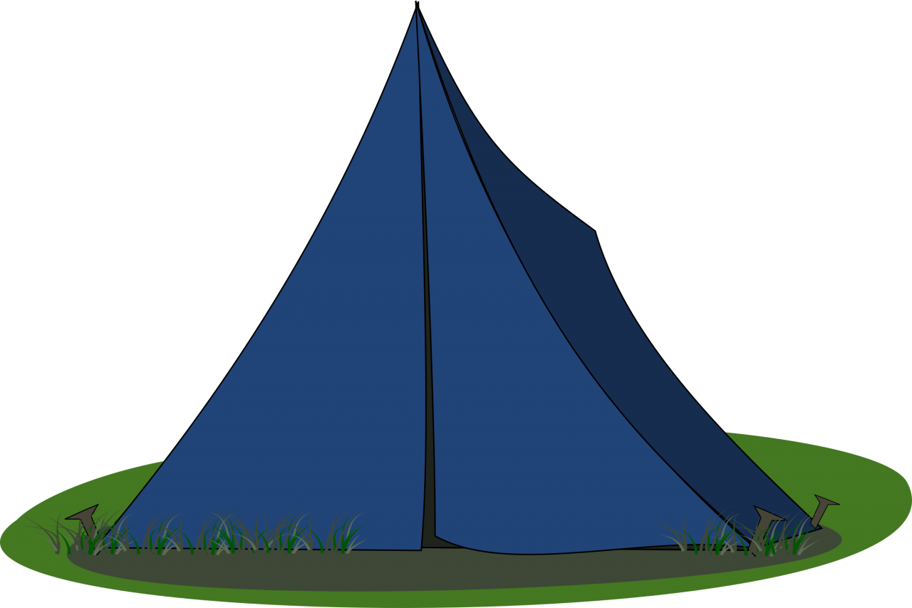 Free Blue Ridge Tent - Blue Tent Clipart - Png Download - Full Size ...