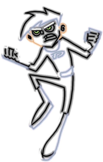 Danny Phantom With Glow - Cartoon Clipart - Full Size Clipart (#683093 ...