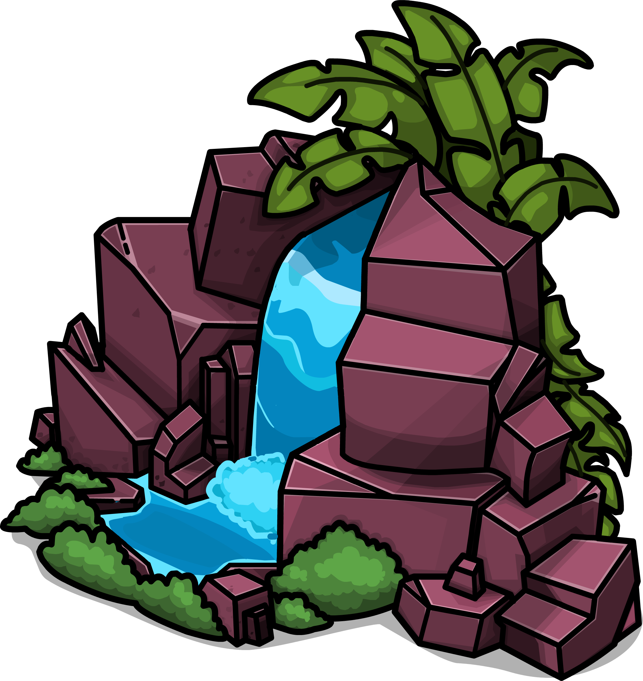 Waterfall Sprite 002 - Clip Art - Png Download - Full Size Clipart ...