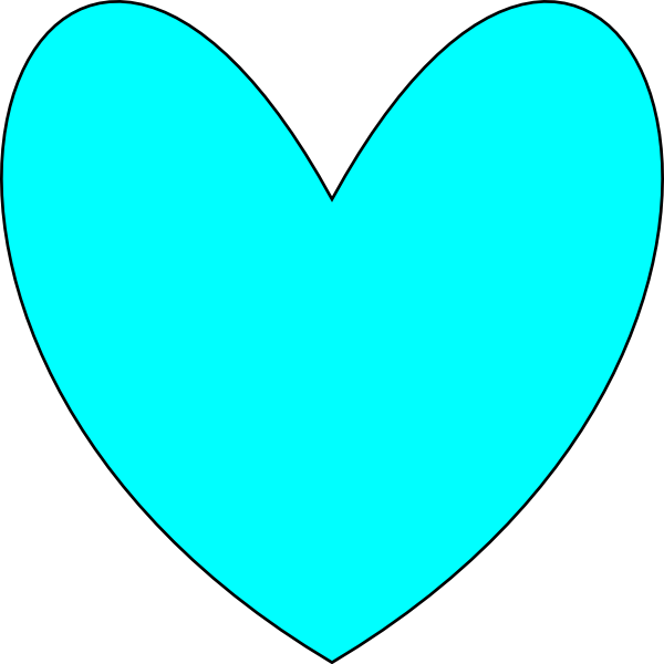 Clip Art At Clker Clip Art Royalty Free Stock - Mint Green Heart ...