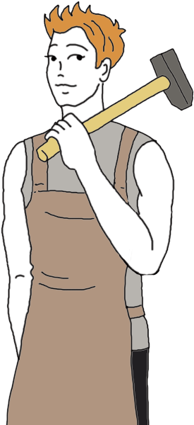 Black Smith - Cartoon Clipart - Full Size Clipart (#696659) - PinClipart