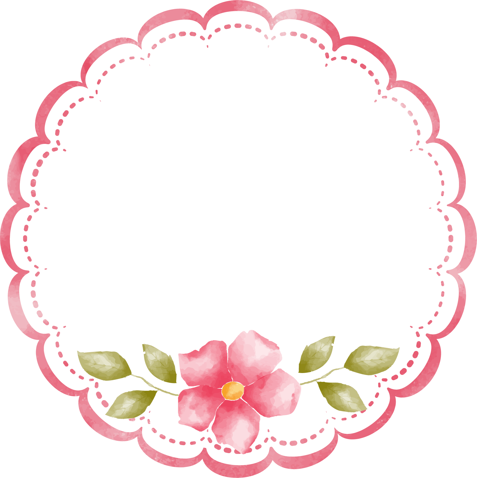 Download Decorative Round Border Frame Png Clip Art Gallery ...
