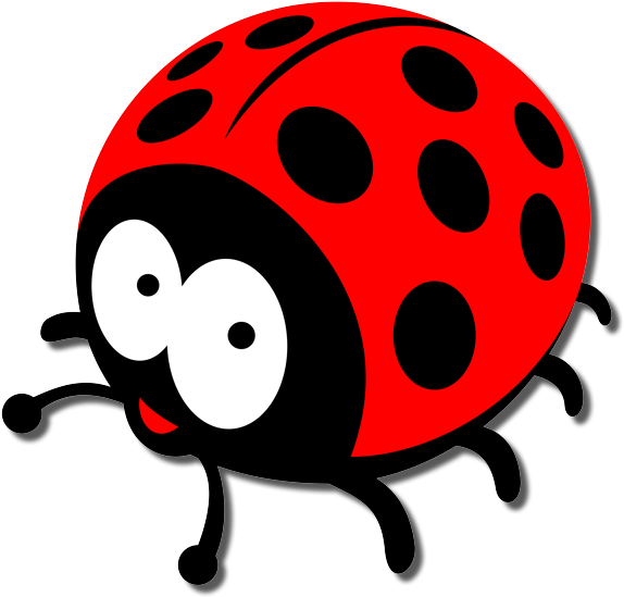 Transparent Ladybug Garden Clipart Image Royalty Free - Ladybug Cartoon ...