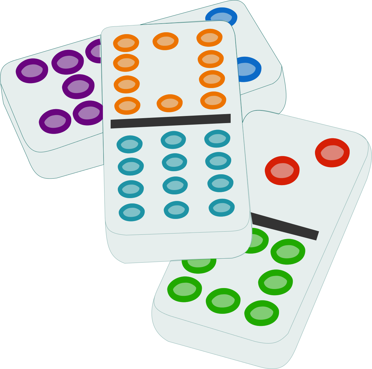A Single Domino Is A Rectangular Tile Divided Into Clipart Full Size A Single Domino Is A Rectangular Tile Divided Into Clipart Full Size