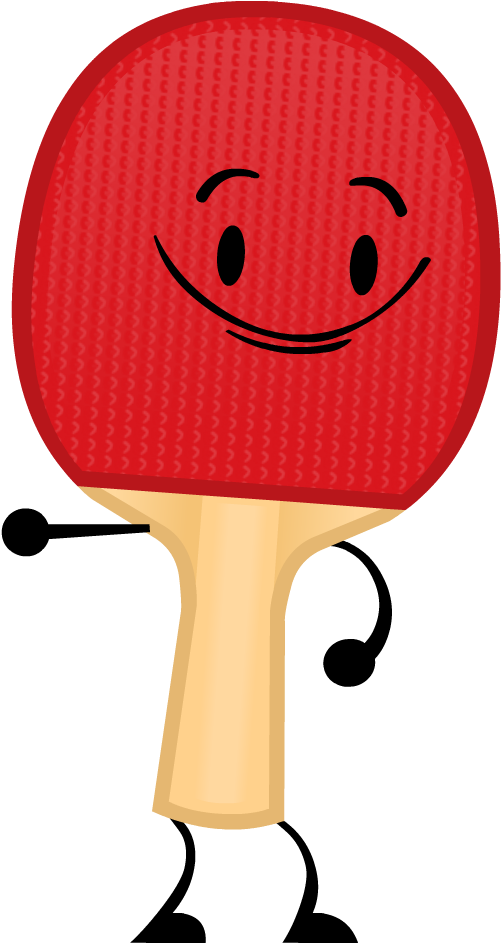 Ping Pong Clipart Racket - Bfdi Ping Pong Racket - Png Download - Full ...